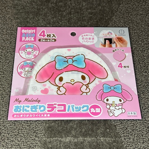 Sanrio | Kitchen | My Melody Onigiri Rice Ball Deco 4pack Wraps ...
